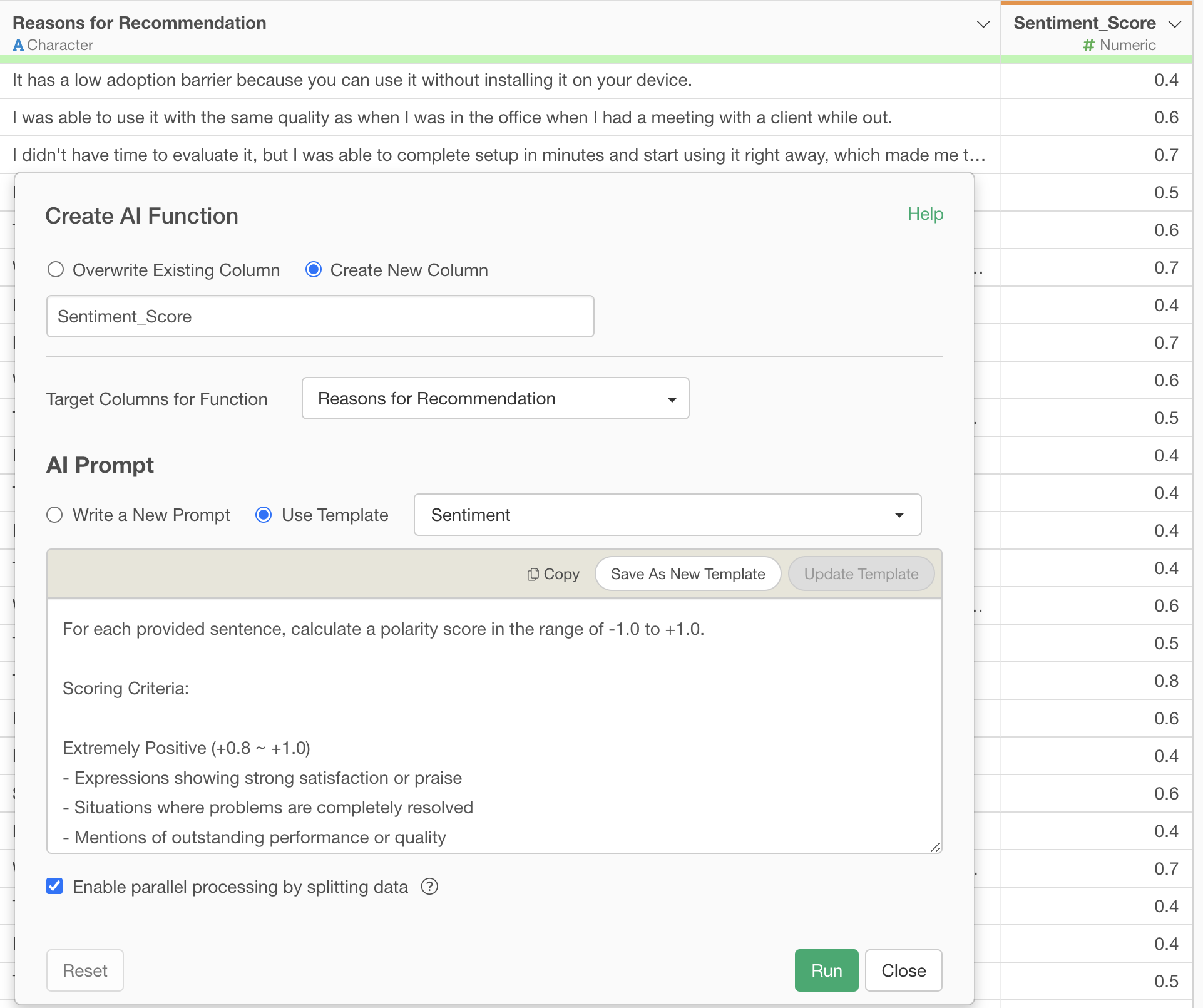 How to Use AI Function