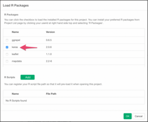 Building Deep Learning Models with Keras inside Exploratory