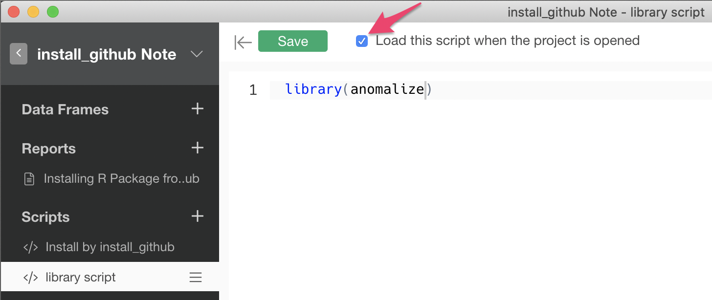 Installing R Package From Github