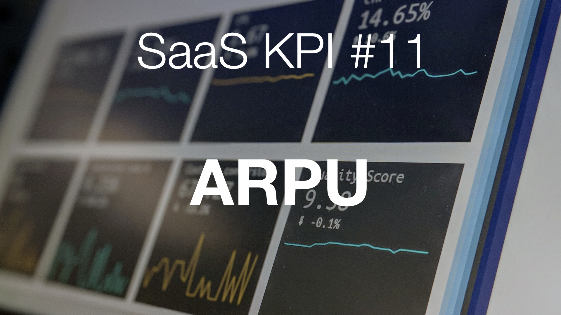 SaaS KPI - ARPU（1ユーザーあたりの平均収益）