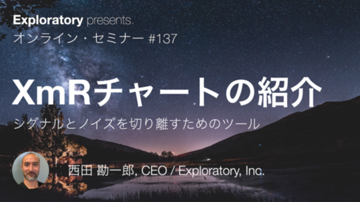 セミナー #137 - XmRチャートの紹介