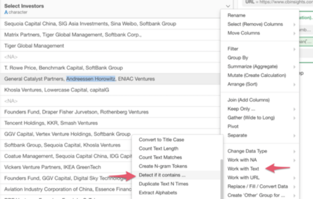 8 Most Common Text Data Wrangling Tasks Quickly Done from UI